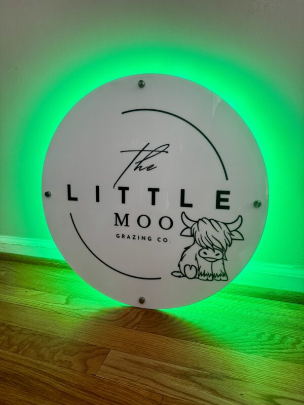 LED Backlit Acrylic Sign - RH Carts